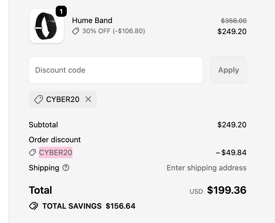 Hume Band Discount Code 2026: 25% OFF